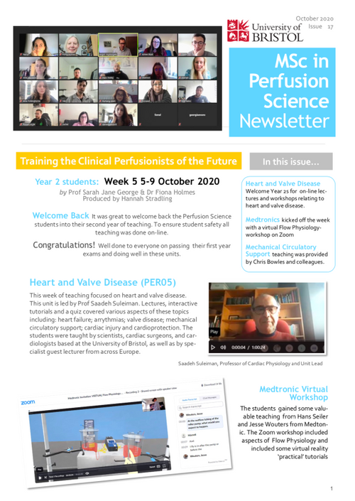 MSc Perfusion Science | SCPS