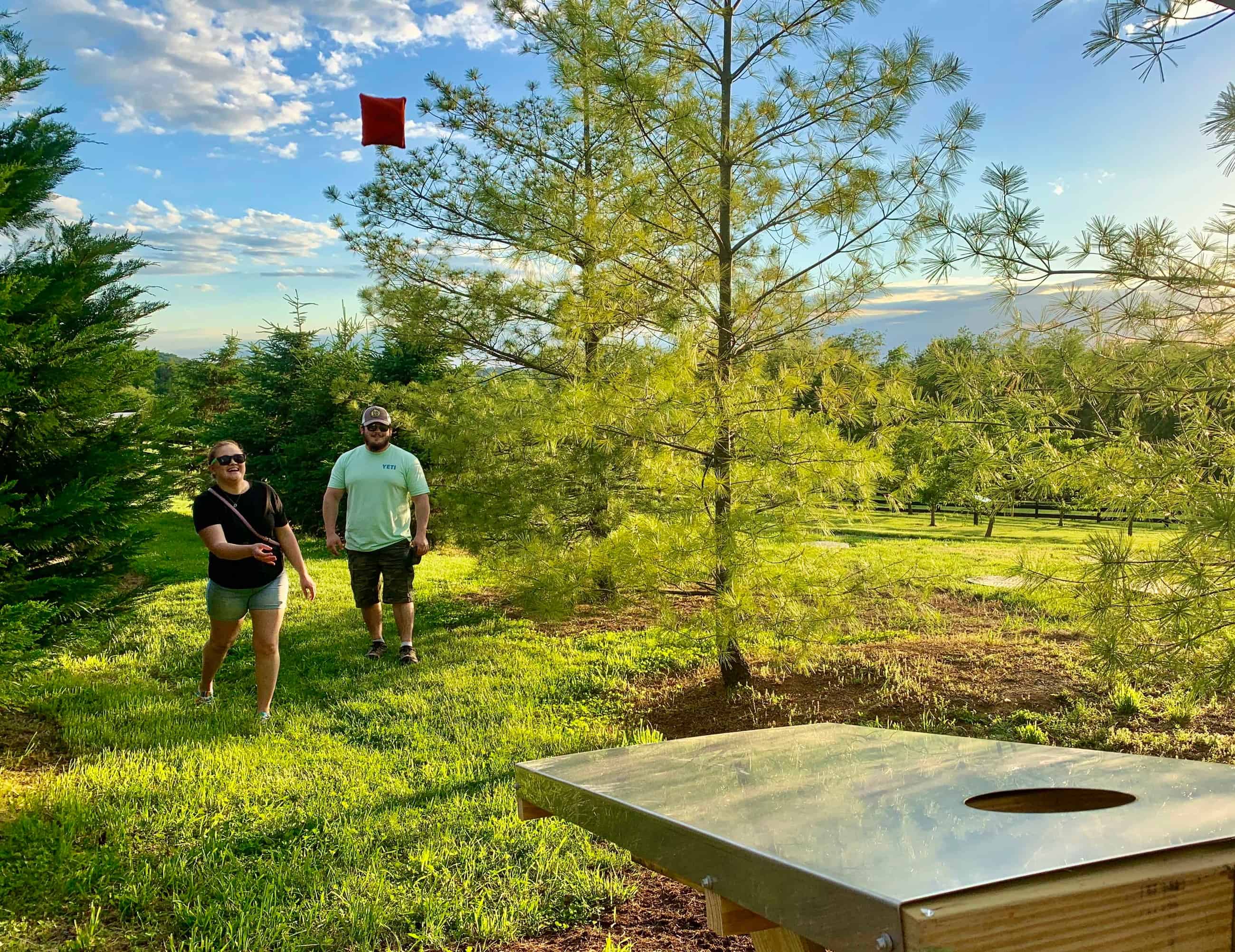 PLAY THE NEW CORNHOLE GOLF COURSE AT STABLE CRAFT BREWING AT HERMITAGE HILL