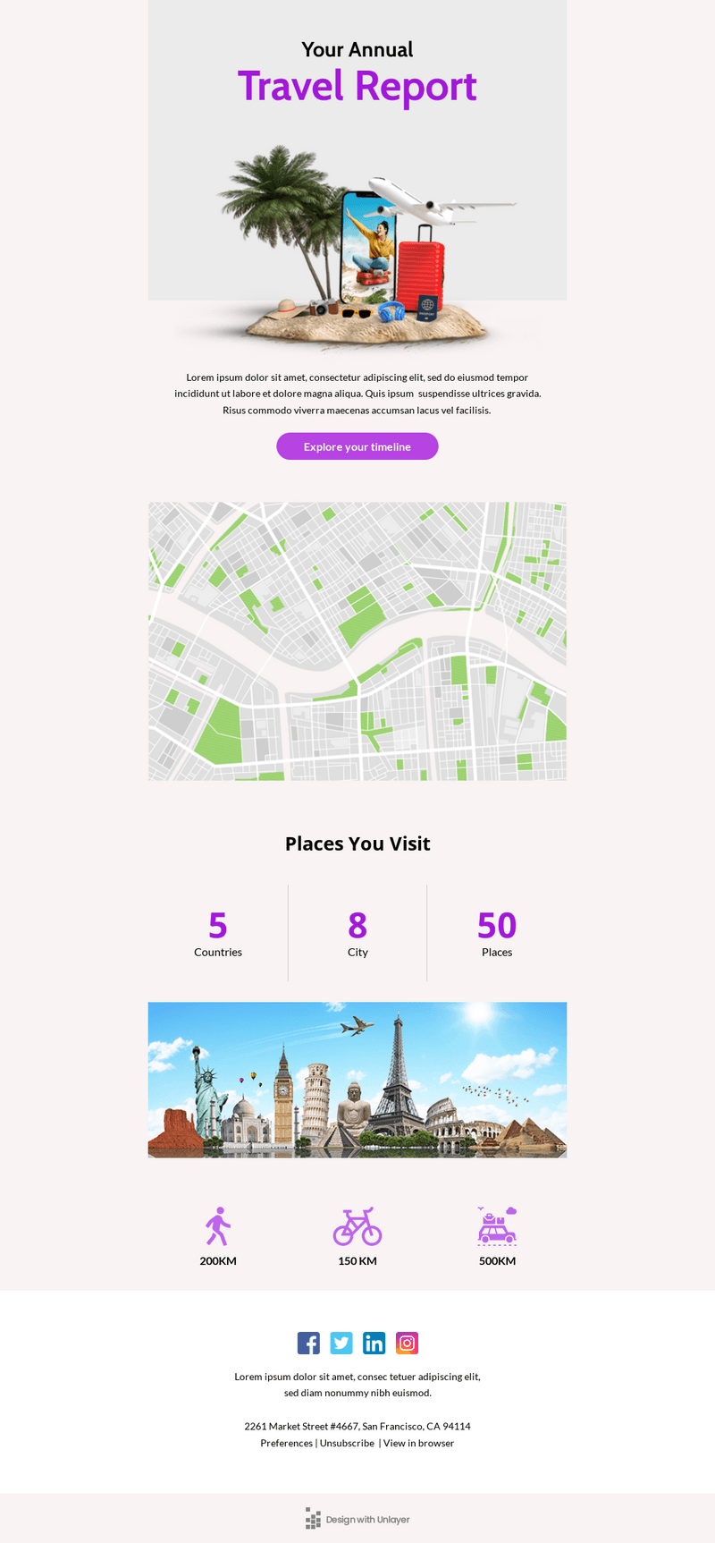 Free Creative Email Templates | Unlayer
