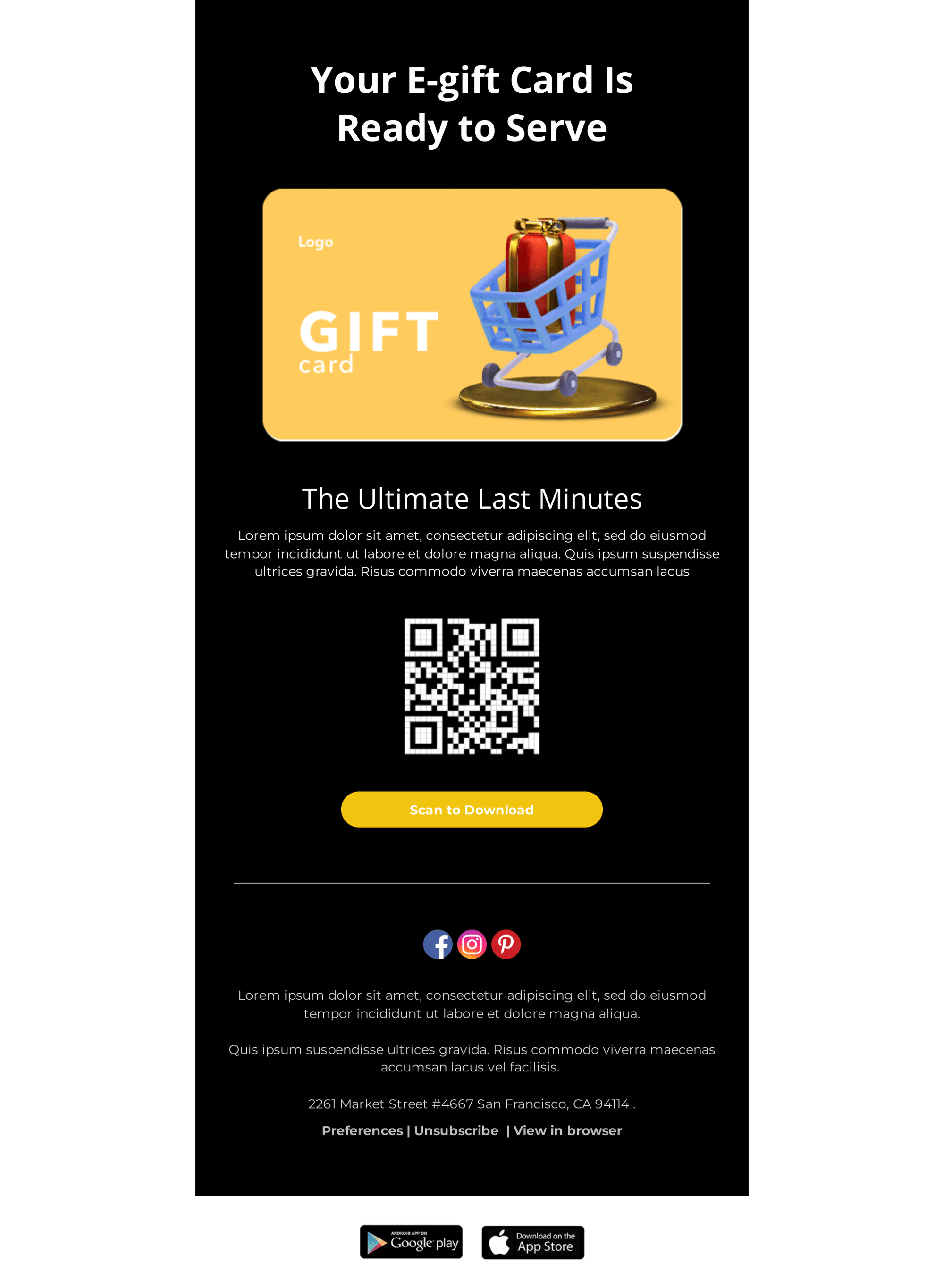 Free Email Templates for Notification | Unlayer