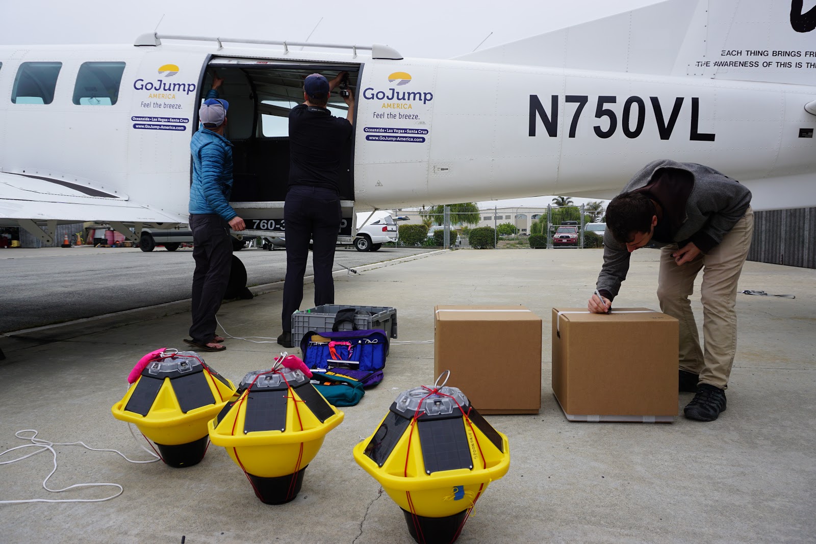 Deploying Spotter From An Airplane