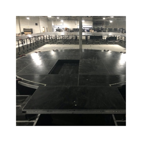 Circular Modular Rolling Tour Stage