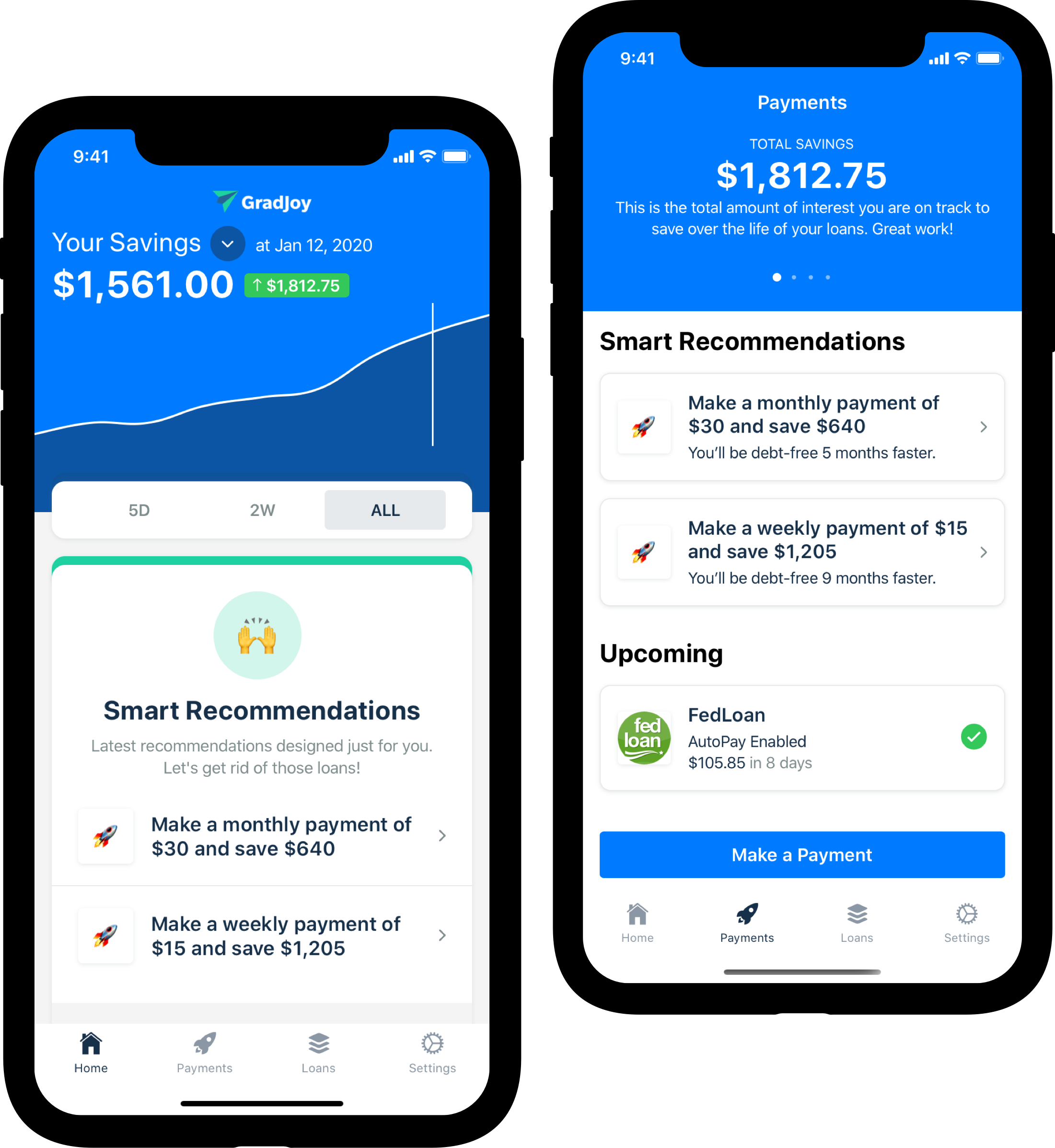 GradJoy - Pay Down Your Student Loans Faster