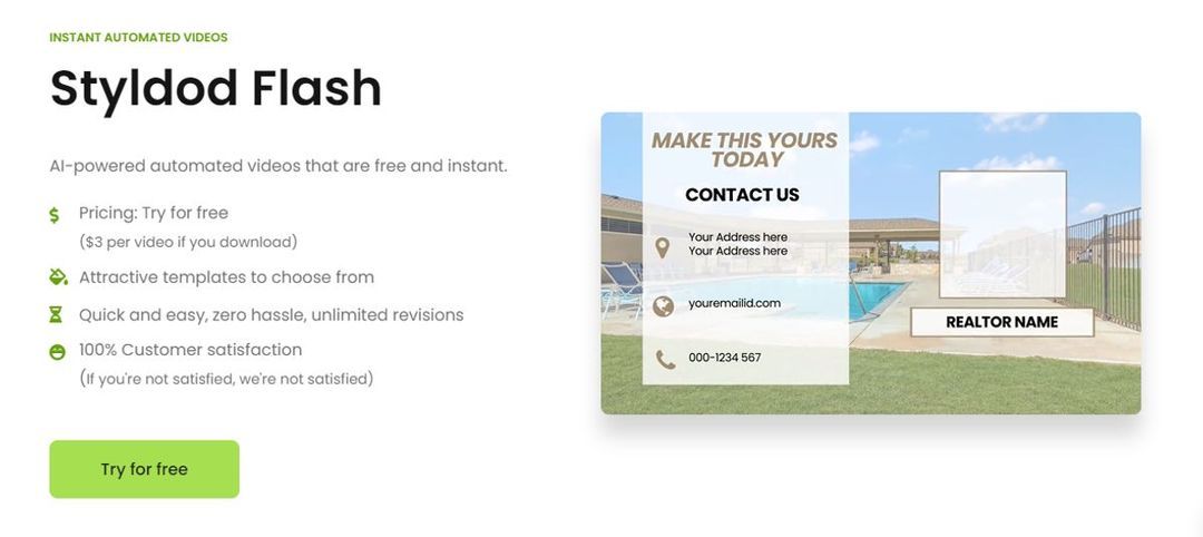 Create a Video Online in 5 Easy Steps With Styldod’s Real Estate Video ...