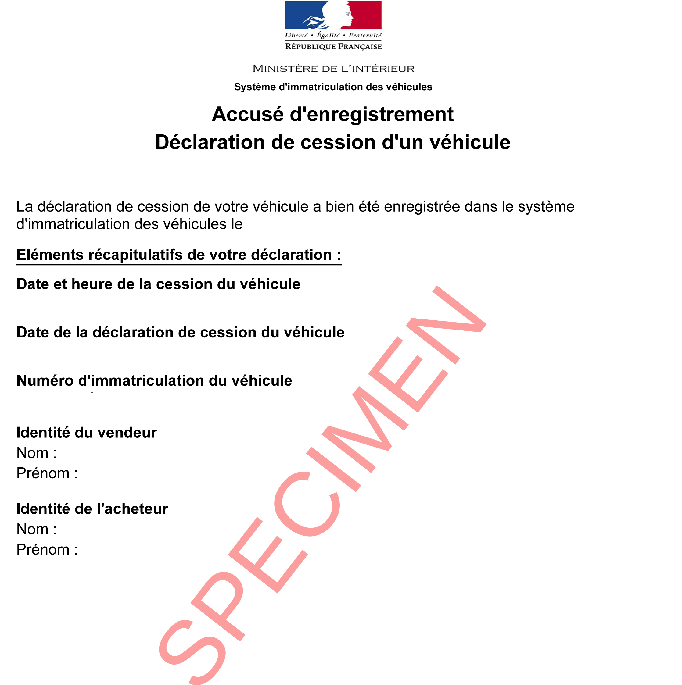 Déclaration cession voiture : où et comment déclarer la vente