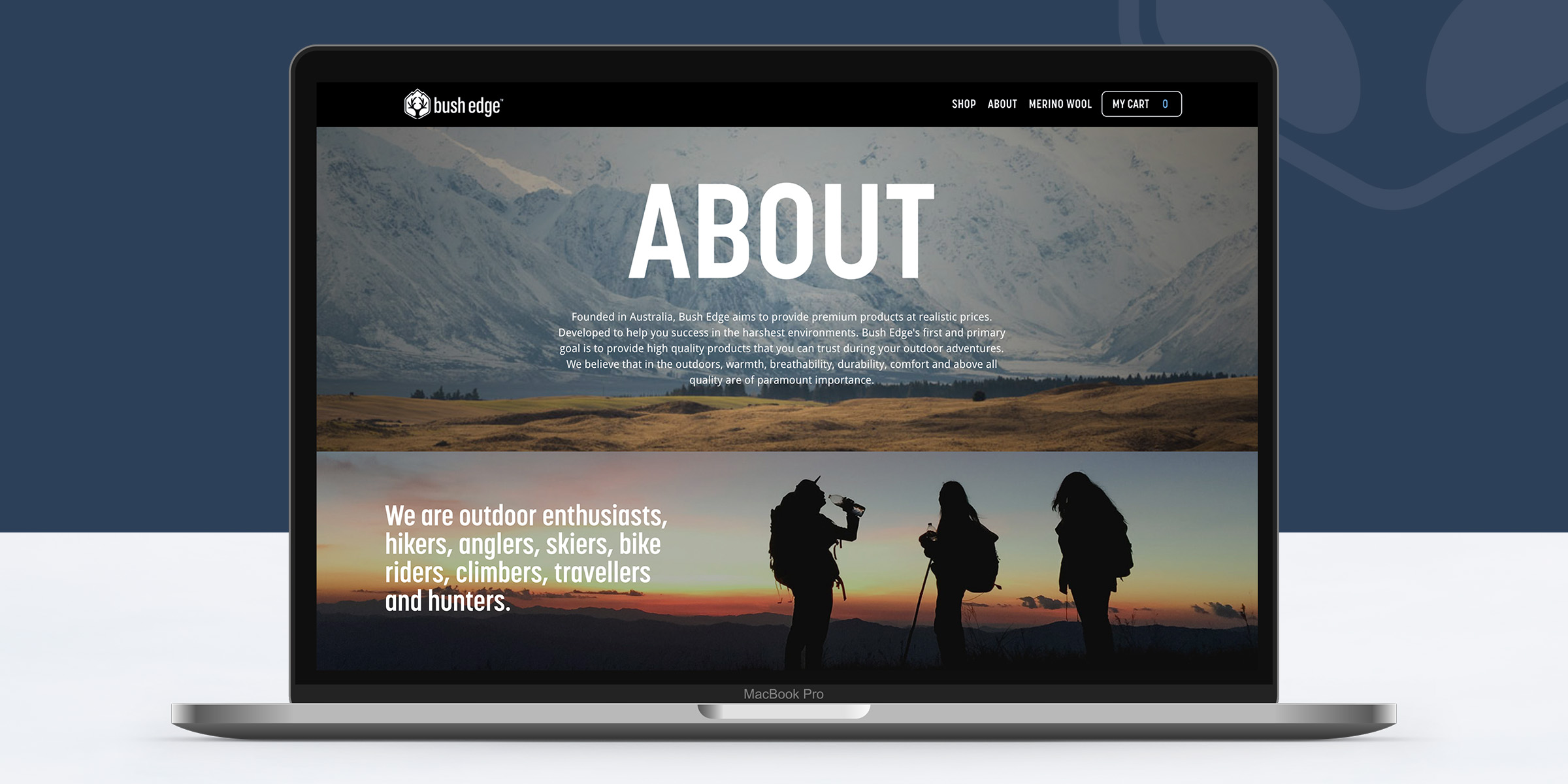 Website Design for Bush Edge | Smith Evans