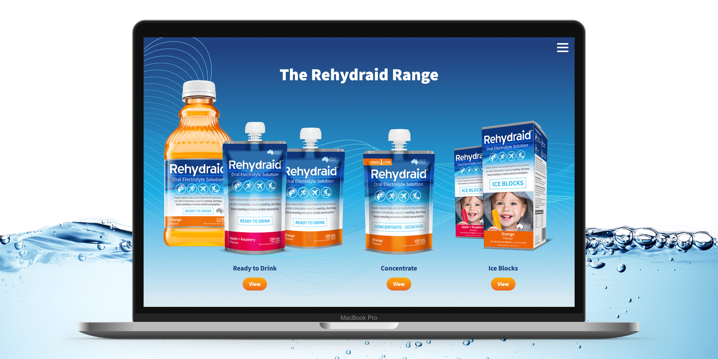 Website Design for Rehydraid | Smith Evans