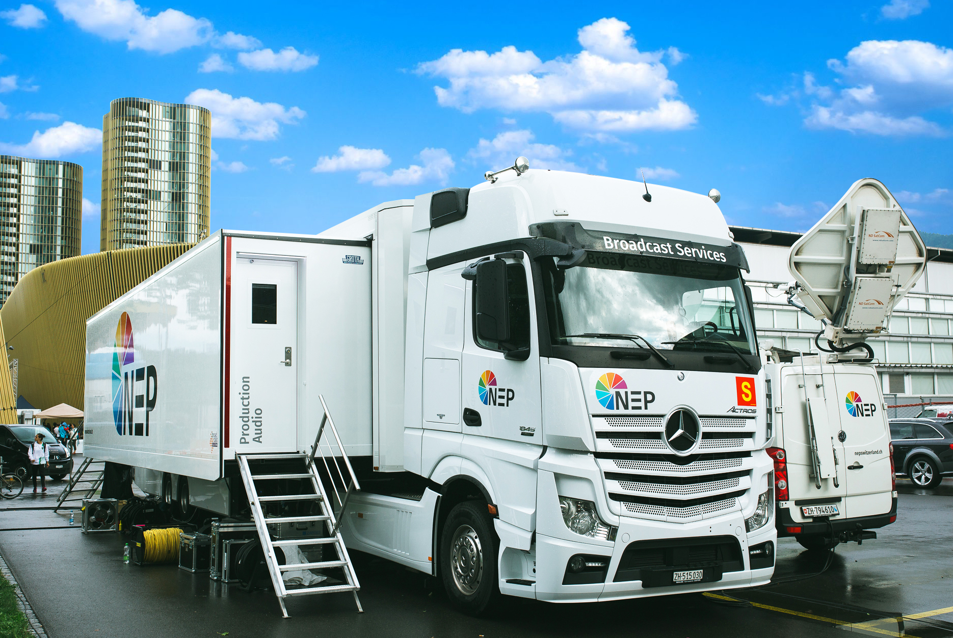 OB Trucks - NEP Switzerland's Broadcast Services