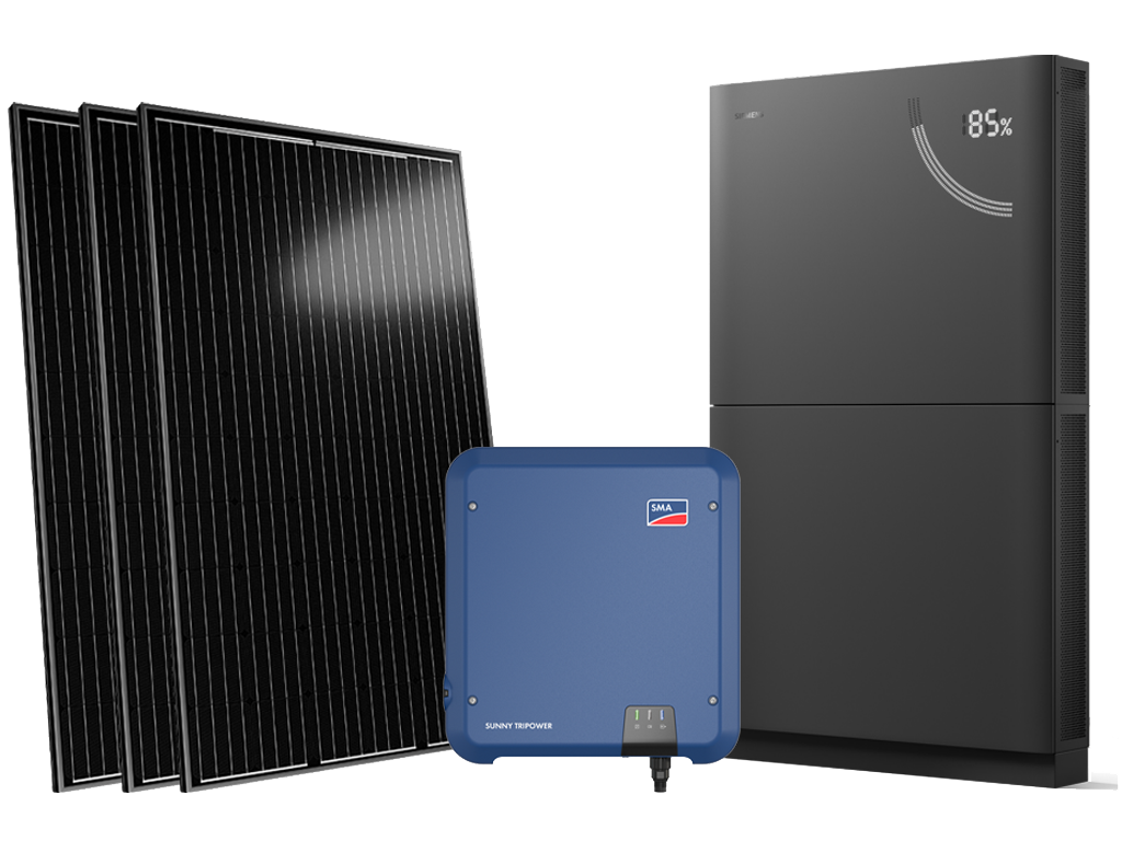 Photovoltaikanlage mit Stromspeicher Komplettpaket