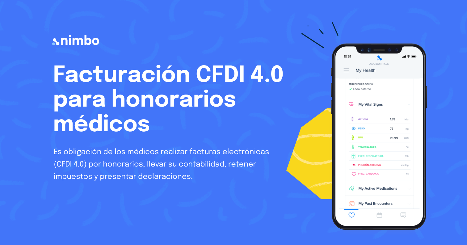 Facturación CFDI 4.0 para honorarios médicos