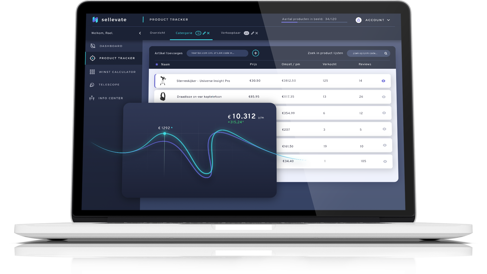 Sellevate - De meest accurate product research tool voor Bol.com verkopers