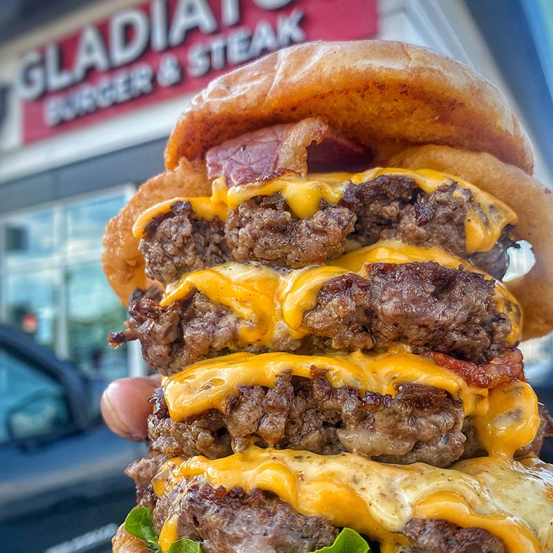 Gladiator Burger | Best Burgers & Steak Sandwiches