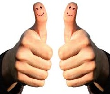 TWO THUMBS UP