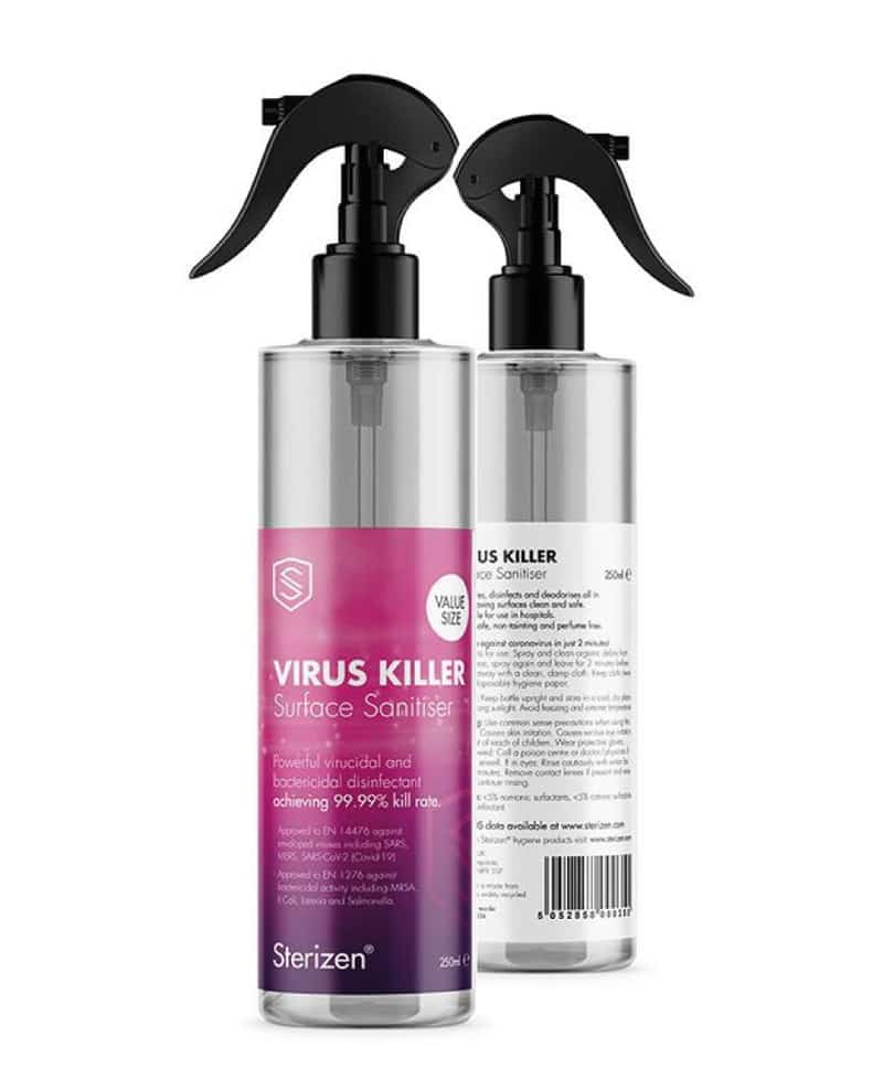 Sterizen® Virus Killer Surface Sanitiser Spray - Pack of 12