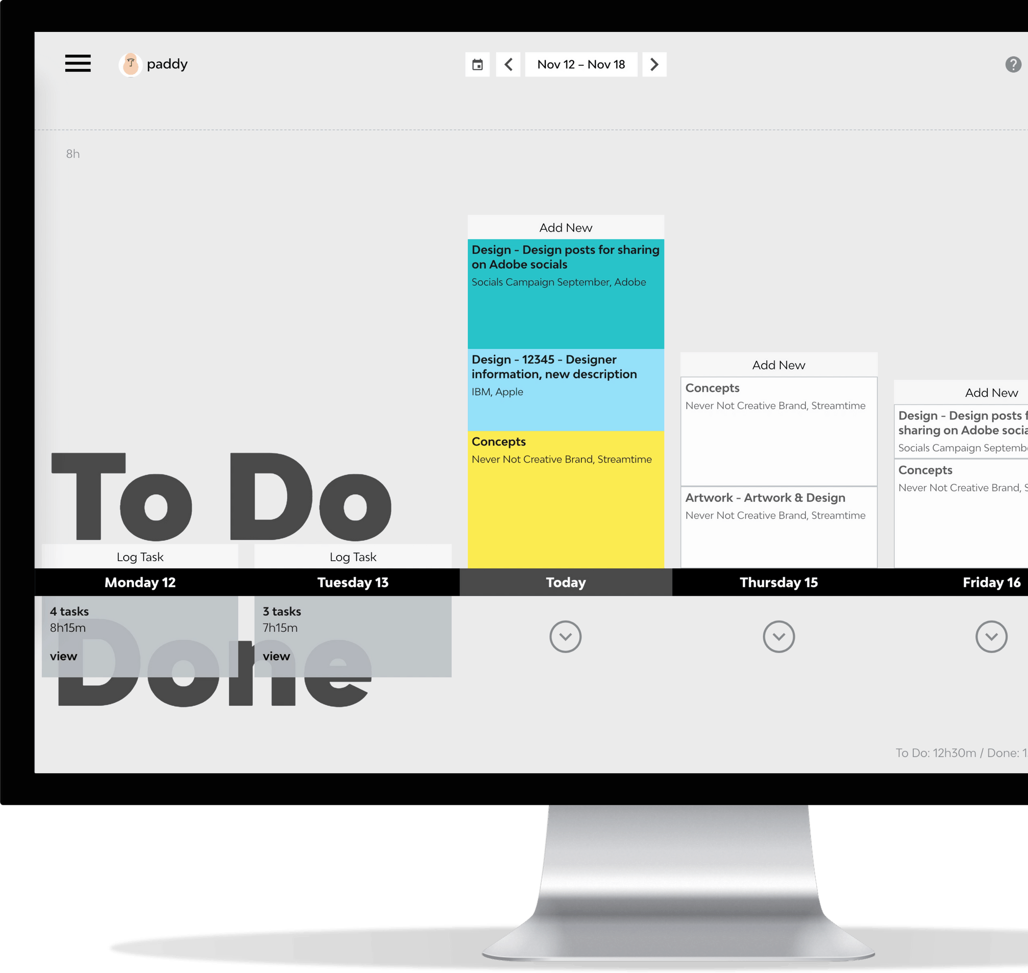 Streamtime — project management software for creative businesses