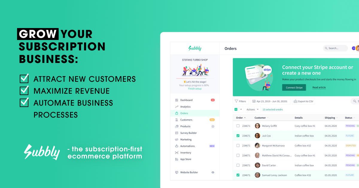 Grow Your Subscription Business With Subbly