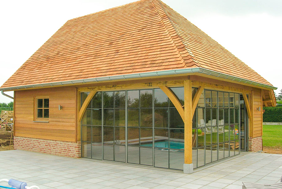 Houten poolhouses | Peeters Woodbuild