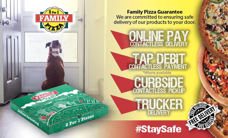 Family Pizza, Always 2 For 1 and FREE Delivery