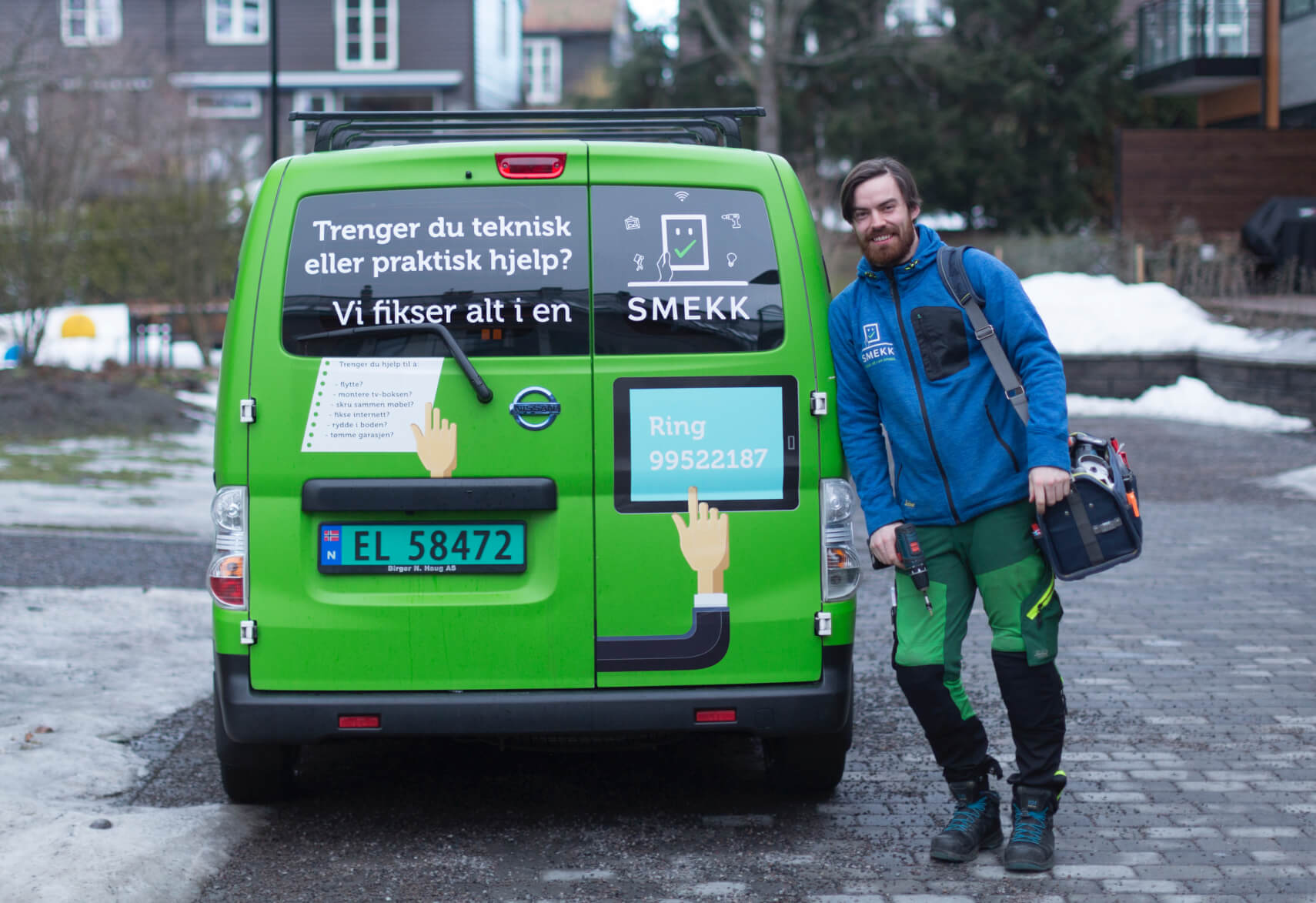 Praktisk, teknisk og hjelp med data hjemme | Smekk AS