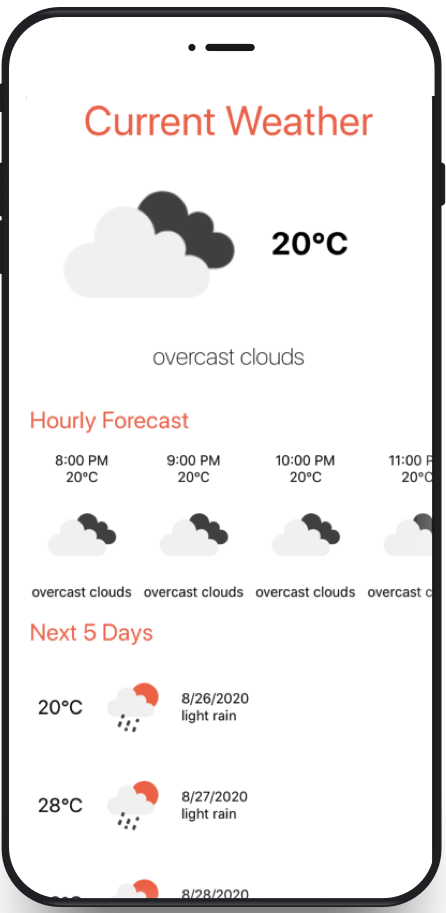 Weather App in React Native, From Scratch