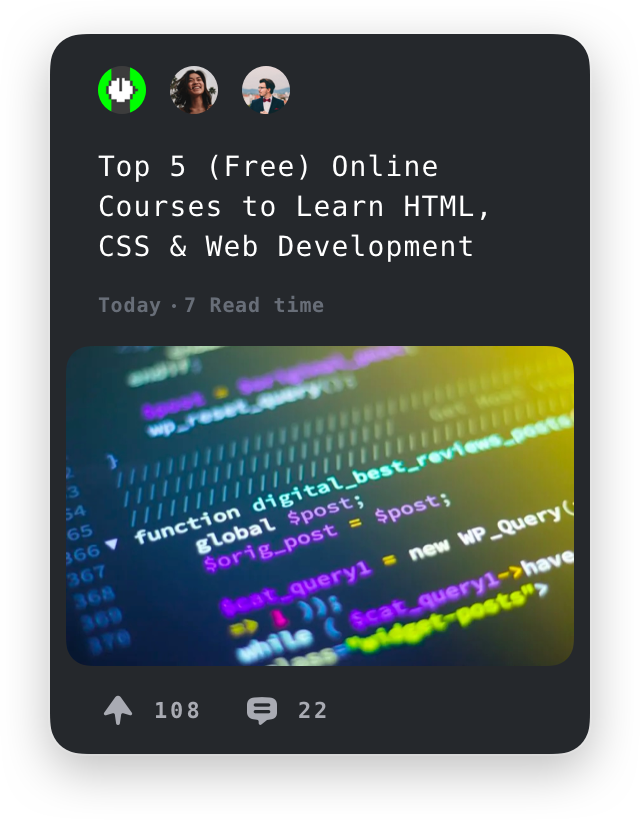 daily.dev | The Homepage Every Developer Deserves