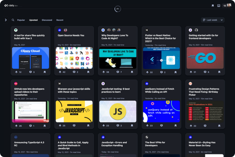 daily.dev | Where developers grow together