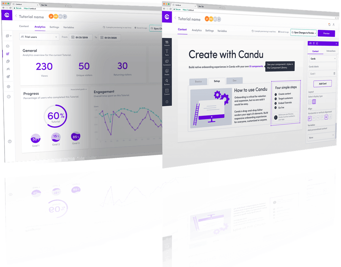 Candu | Build native onboarding experiences