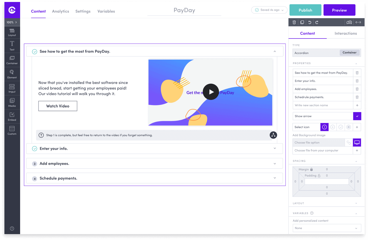 Candu | Web editor for SaaS