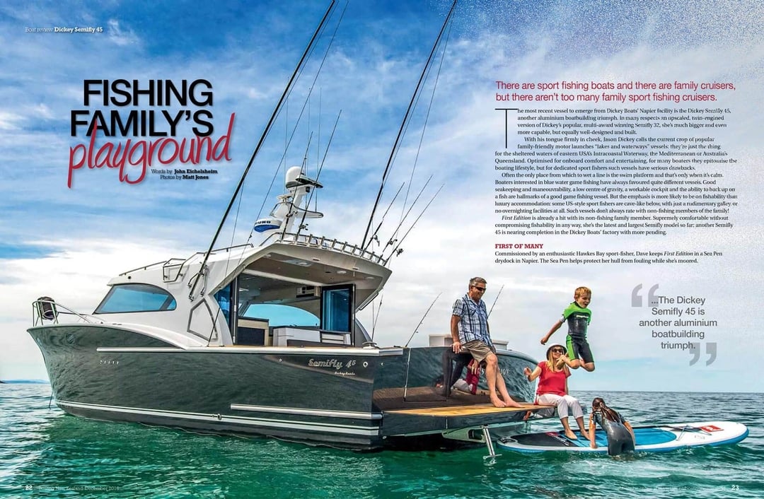 Dickey Boats Semifly 45