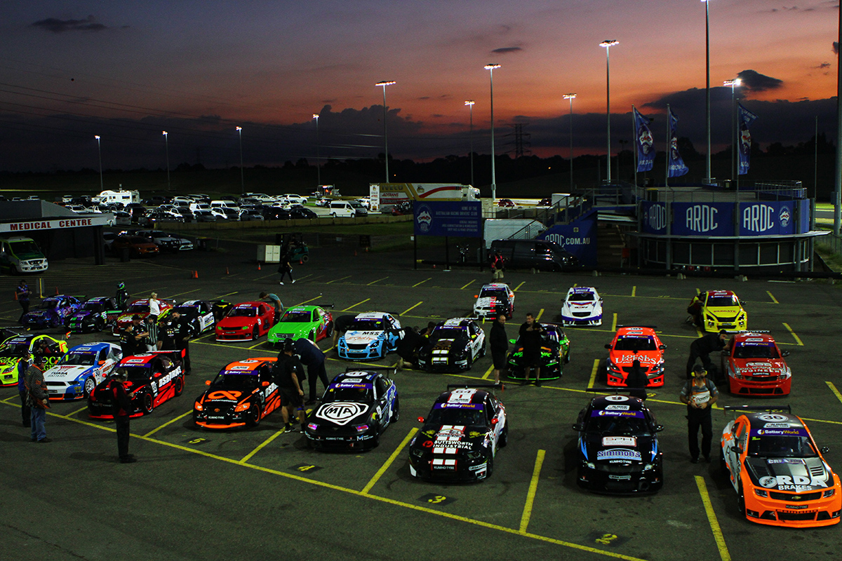 Big Thumbs Up for Aussie Racing Cars Night race