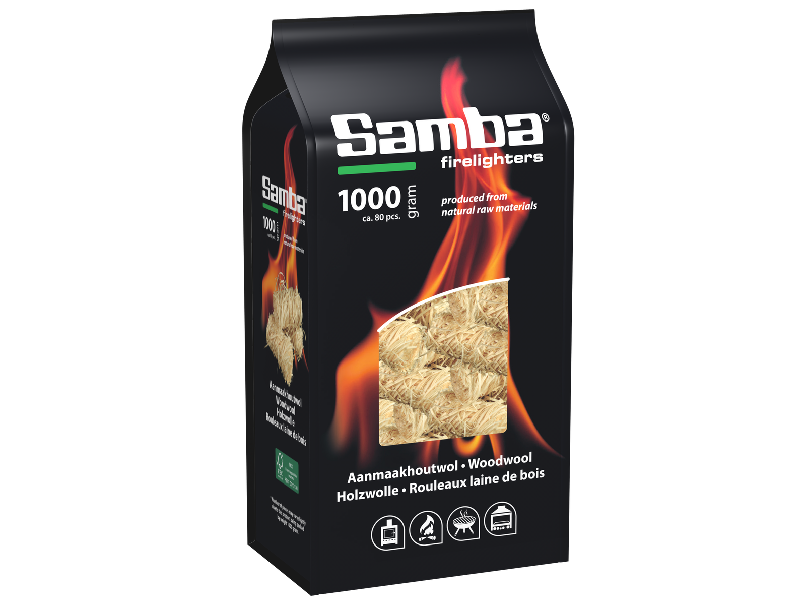 Wood wool Firelighters