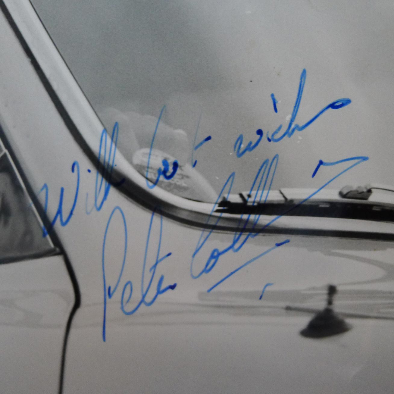 Peter Collins signed photograph | Autographs | SpeedSport Gallery