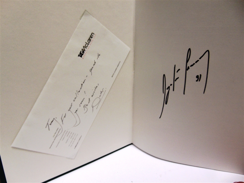 Ayrton Senna signed Autocourse Book | Autographs | SpeedSport Gallery