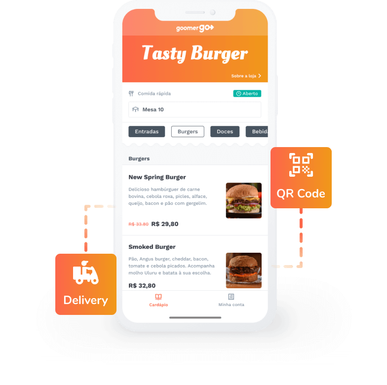 Goomer | Soluções para Autoatendimento FoodService