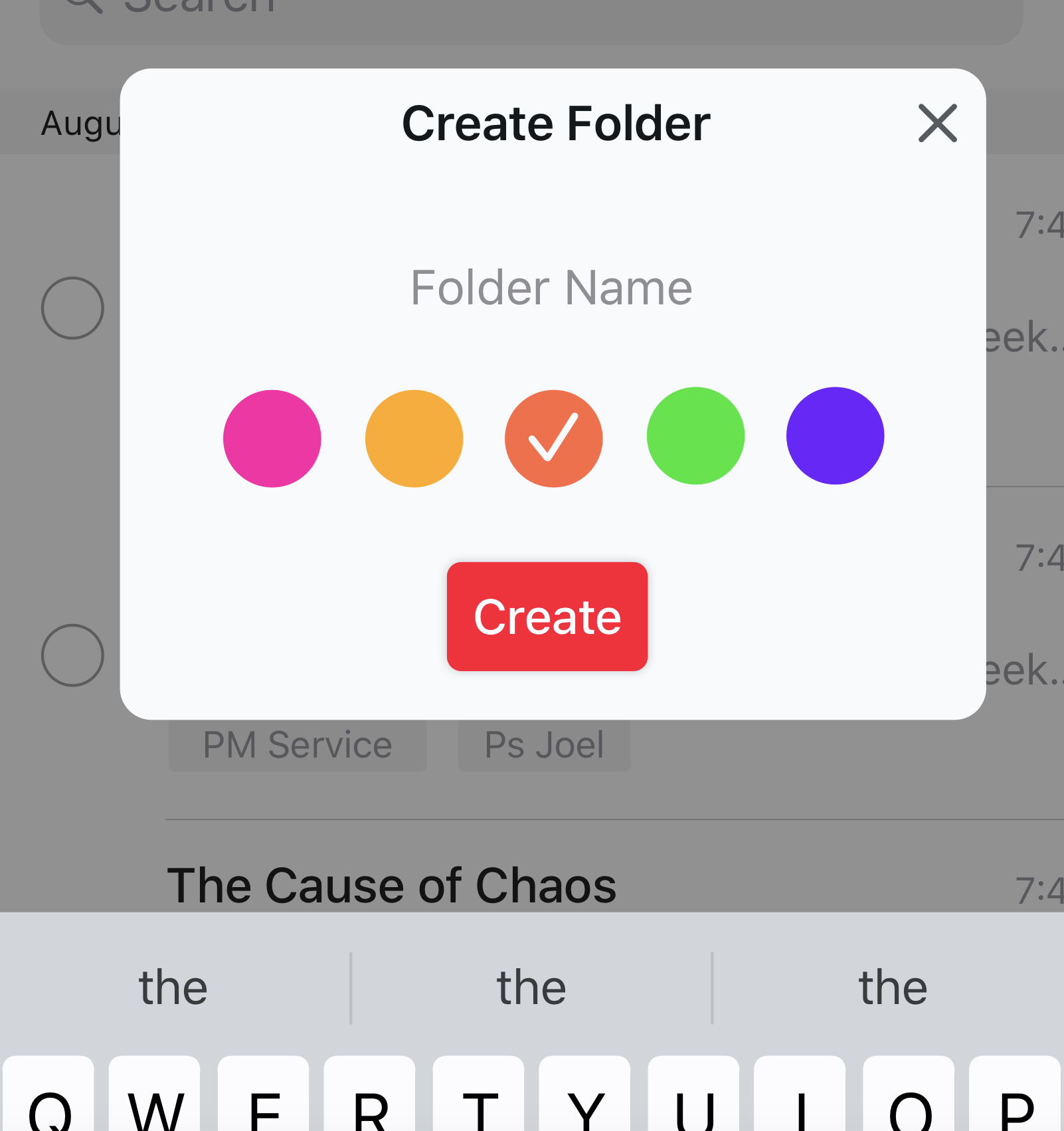 Spirit Notes | A Christian Note taking App.