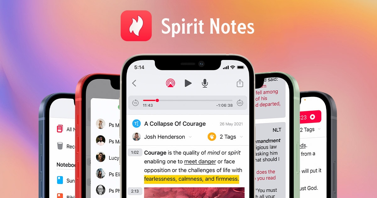 Spirit Notes | The Church Notes & Bible Journaling App