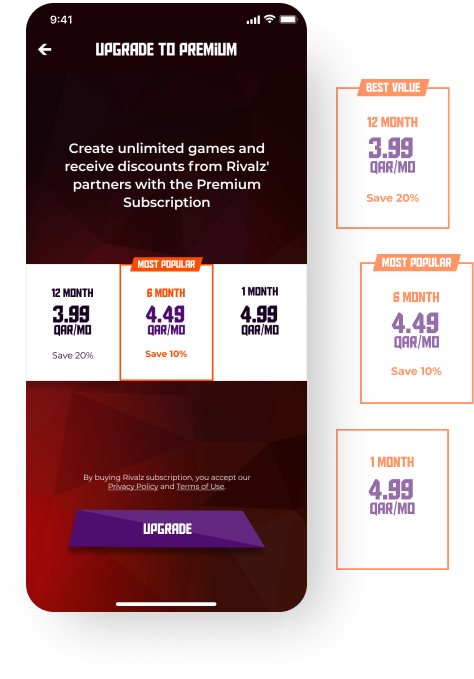 Uptech work — Rivalz, a sport community platform