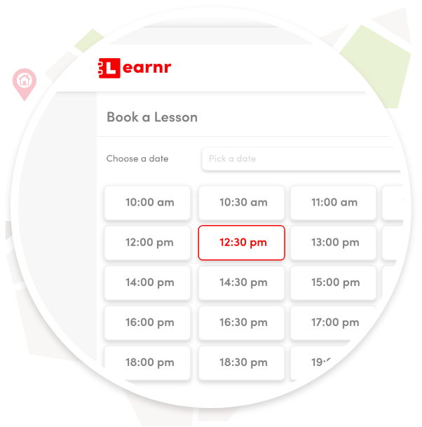 Driving Instructor App and Software Features | Learnr Driver