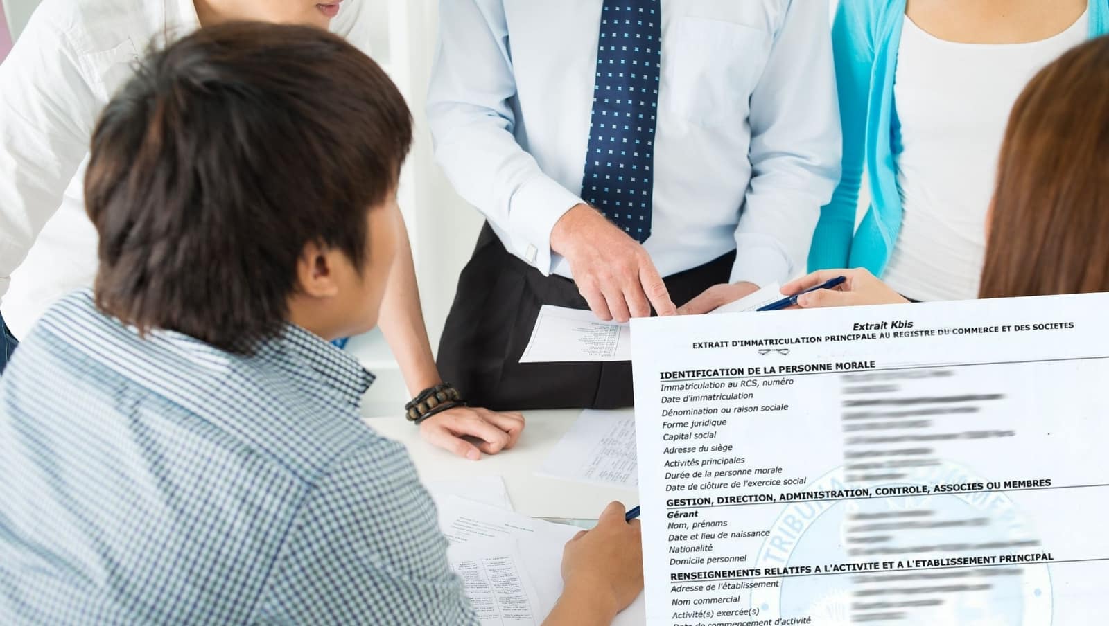 Extrait KBIS SARL (Société à Responsabilité limitée)