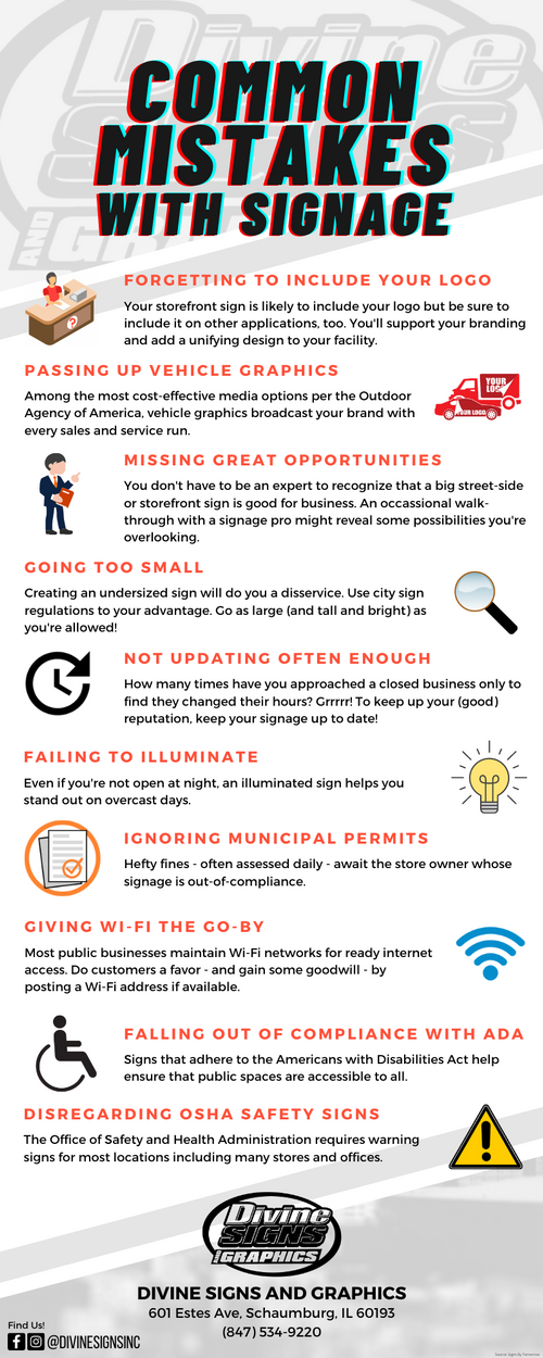 Common Mistakes With Signage