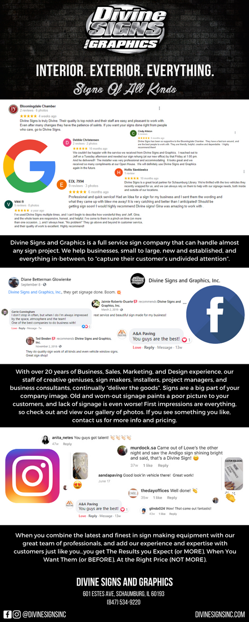 Why Choose Divine Signs and Graphics | Sign Company Blog | Schaumburg IL