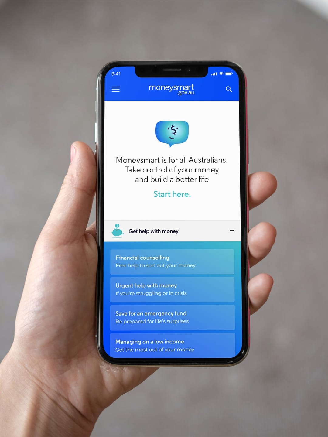 Moneysmart Rebrand | ASIC | Designate | The corporate brand and ...