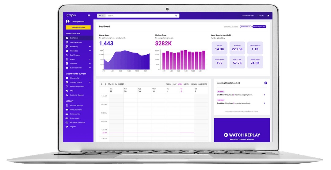 Real Estate Investing Software | Real Estate CRM | REIPro