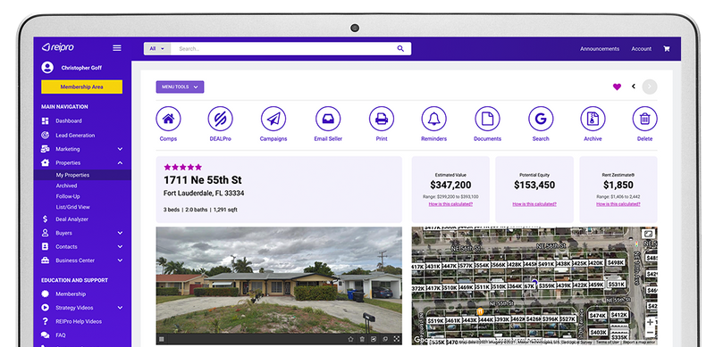 Real Estate Investing Software | Real Estate CRM | REIPro