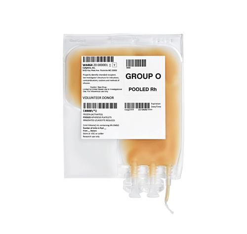 Cellphire Therapeutics Cryopreserved Platelets (CPP)