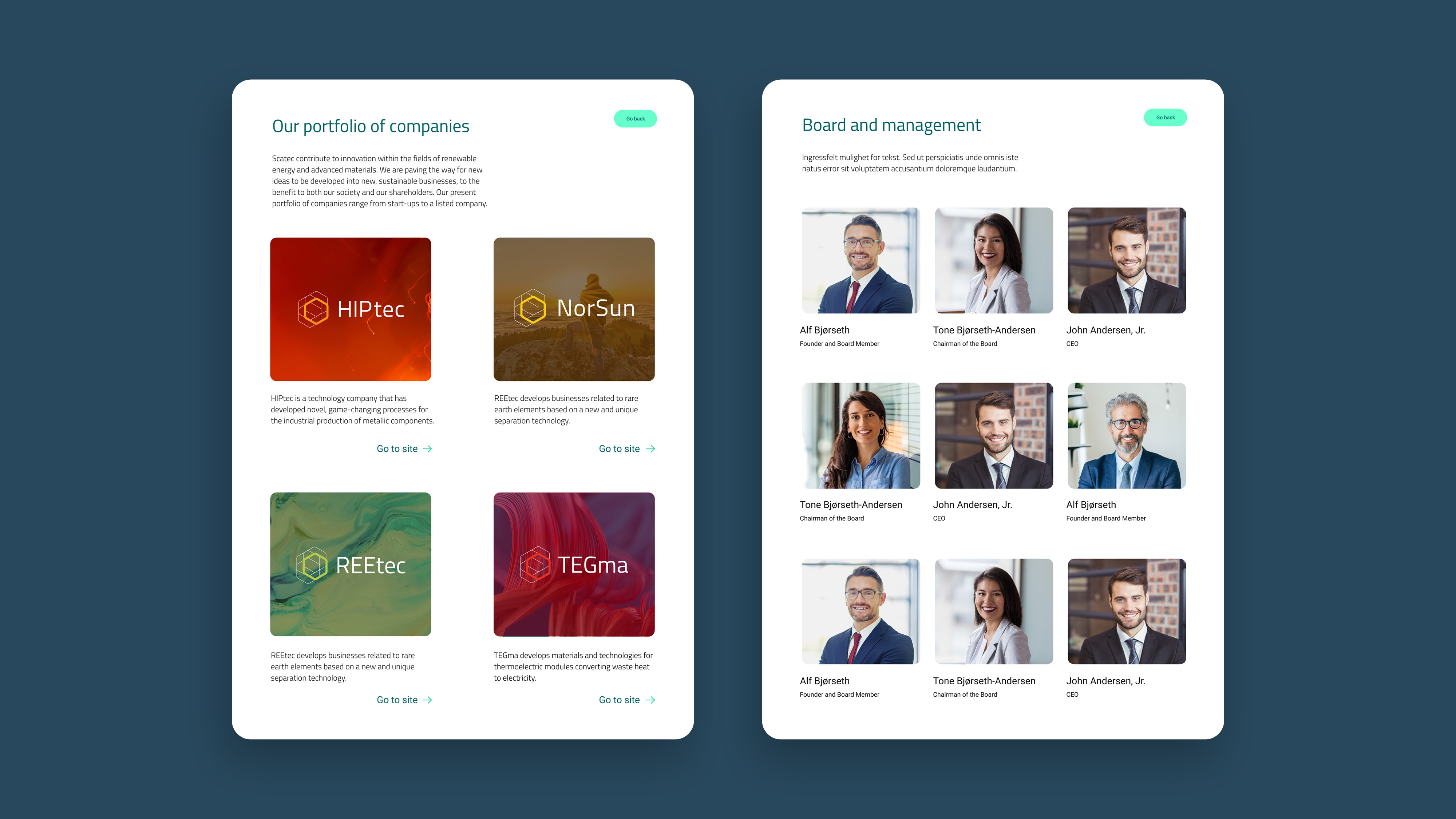 Nye nettsider for Scatec Innovation og deres datterselskaper | NXT Oslo
