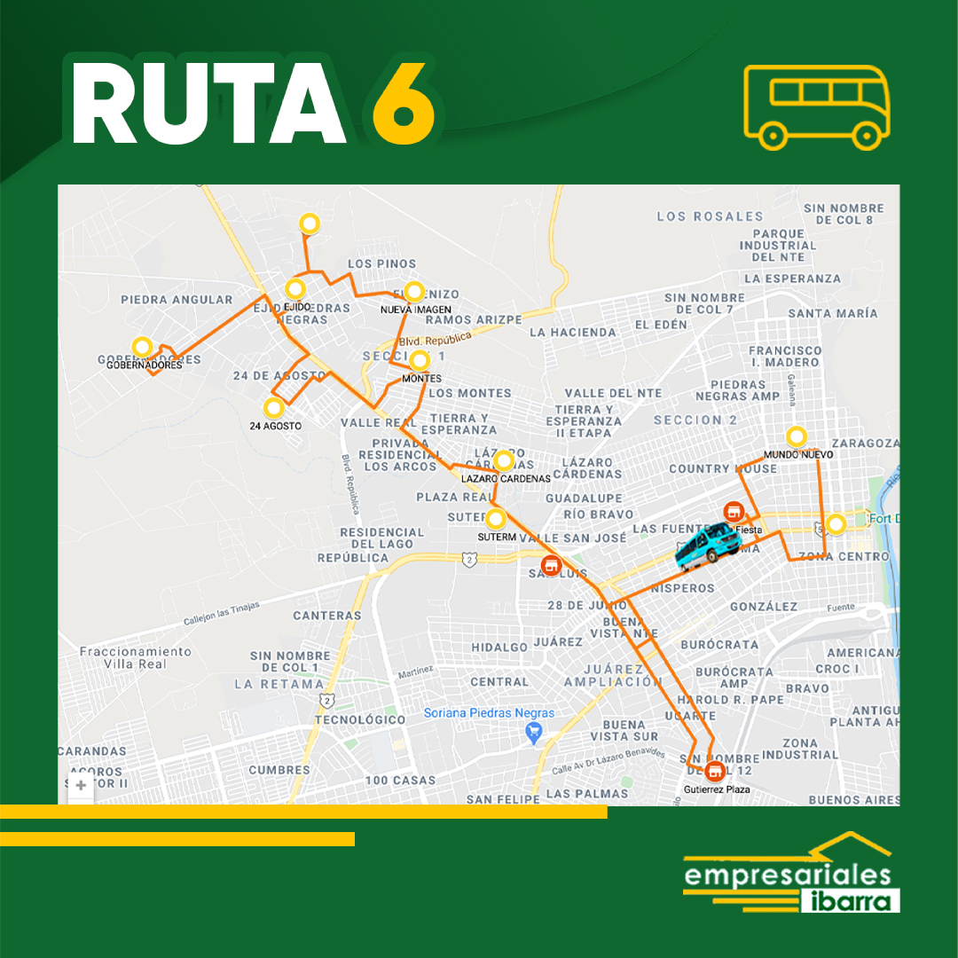 Rutas | Empresariales Ibarra