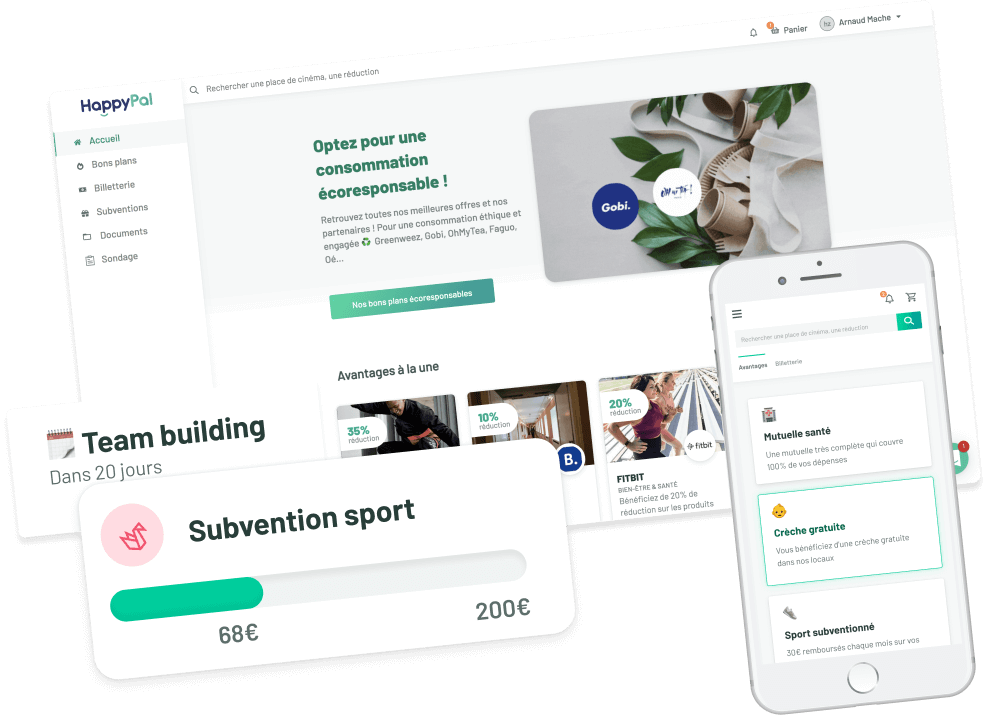 Happypal - La plateforme CE / CSE nouvelle génération