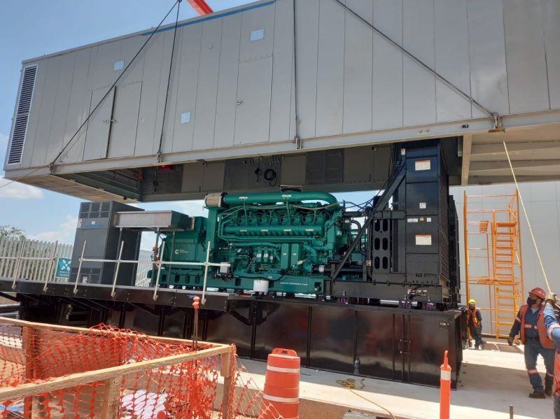 NEW 3MW DIESEL GENSET SUPPLIED TO A DATA CENTRE LOCATED IN MEXICO