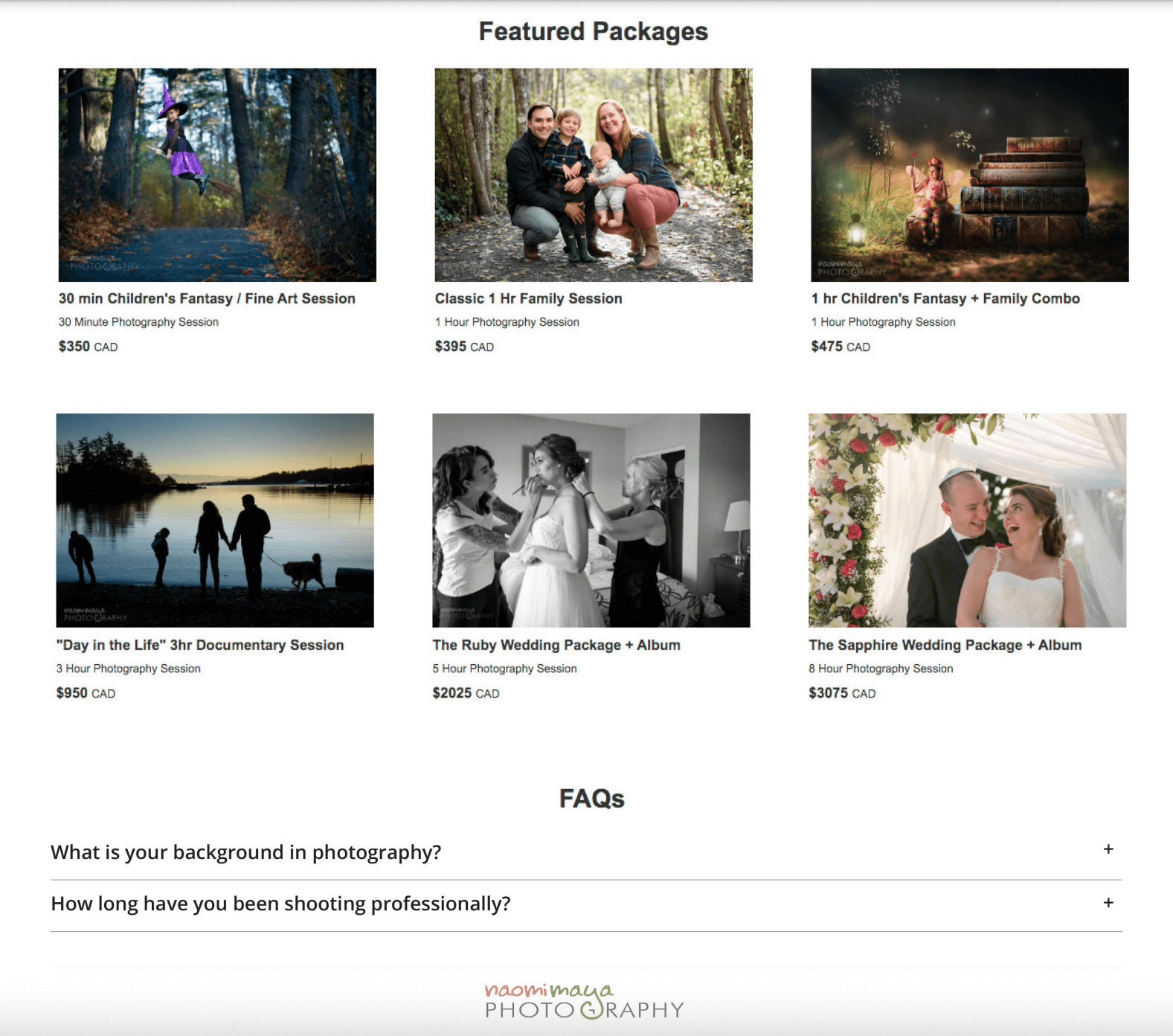 How to build an awesome photography investment page | Focal